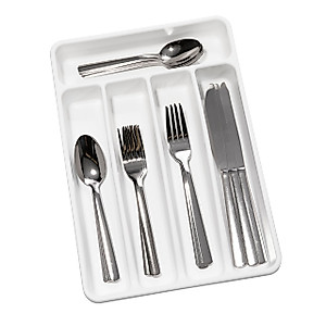 madesmart Value Mini Silverware Tray, White