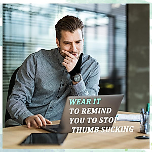 2 Pairs Adult Thumb Sucking Guard Gloves Finger Gloves for Finger Sucking Stop Nail Biting Prevention Skin Picking Thumb Sucking and Hair Pulling