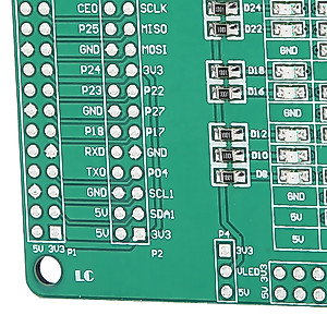 Adapter Board for Raspberry Pi, Test Board for Raspberry Pi IO Port Adapter Sensor Test Module Board for Test The Working Status