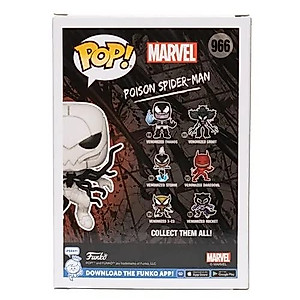 Spider-Man POP Marvel: Venom - Poison Entertainment Earth Exclusive Funko Pop! Vinyl Figure (Bundled with Compatible Pop Box Protector Case), Multicolor, 3.75 inches