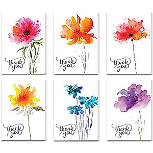 Thank You Cards With Envelopes Bulk 100 Pack - Extra Thick Cards In Beautiful Gift Box.