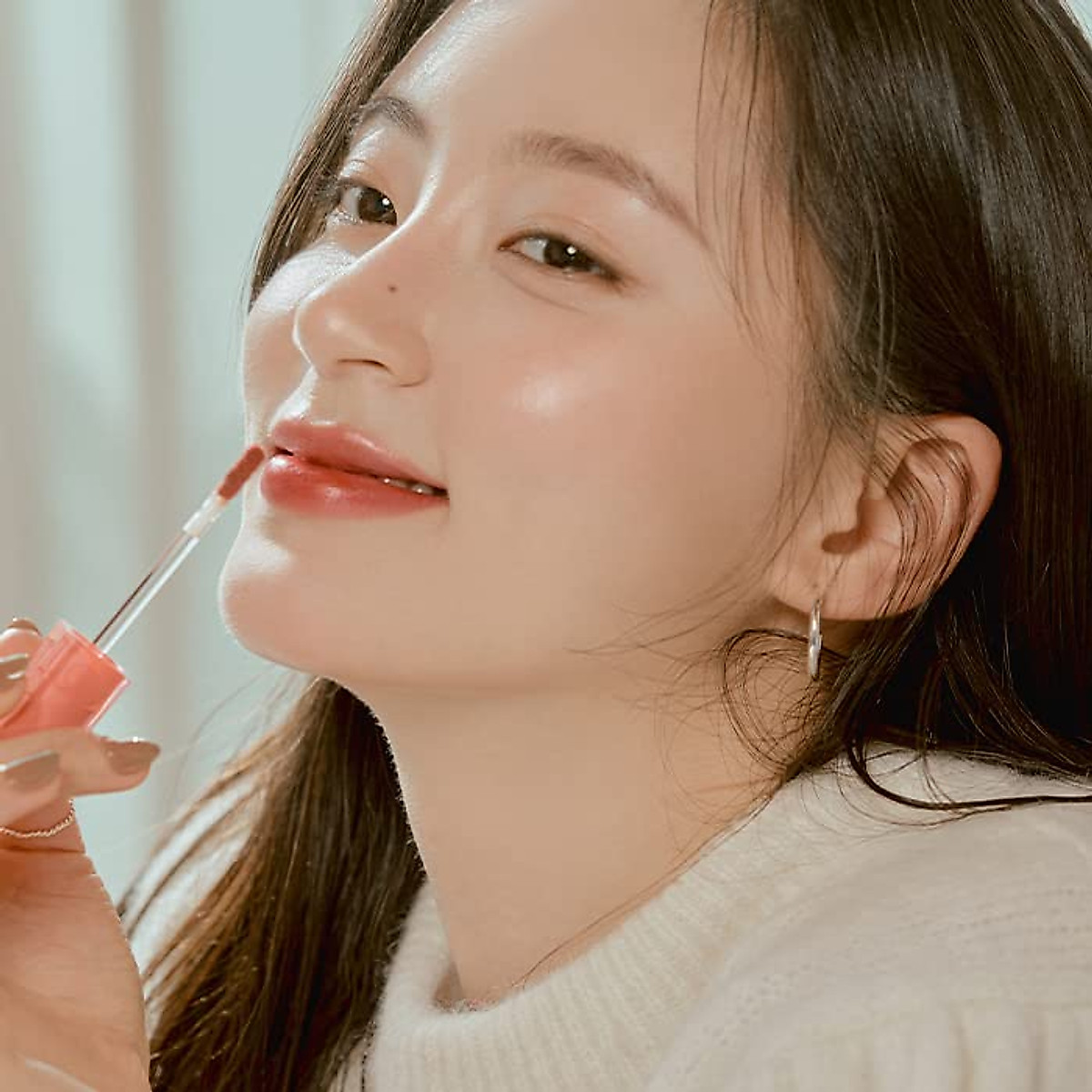 rom&nd DEWYFUL WATER TINT 01 IN CORAL|Glossy| high pigment| moisturizing| non-sticky|Hydrated lips|colorful shades|High Shine|0.18oz