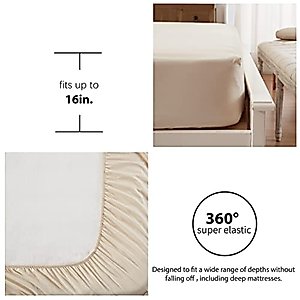 Anluoer King Size Bed in a Bag 7 Pieces, Sage Green Bed Comforter Set with Comforter and Sheets, All Season Bedding Sets with 1 Comforter, 2 Pillow Shams, 2 Pillowcases, 1 Flat Sheet, 1 Fitted Sheet