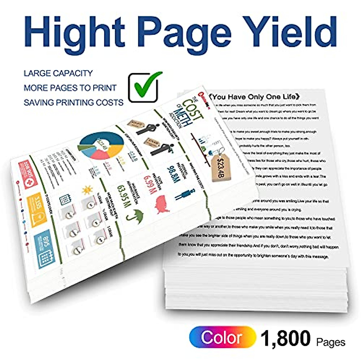 Less Compatible C320040 Toner Cartridge Replacement for Lexmark C3224 C3224dw C3326dw MC3224dwe MC3224adwe MC3326adwe Printer Ink Cartridge (1 Pack, Yellow)