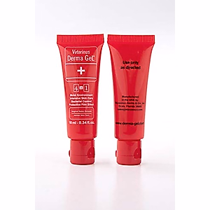 Veterinus Derma GeL® First AID - Travel Pack - 9 x Mini Tubes 10mL - 0.34 fl.oz. - CAT Safe Non Toxic Contains: Freeze Dried Lavender extr. (no Essential Oil)