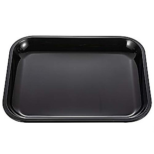 NERANENA Metal Tray 13.3" x 10.7" (Black - Large Size)