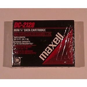 Maxell Mini Data Cartridge 120/250 MB - QIC 80 Formatted - 2 Pack