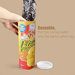 Prank Gifts for Kids,Magic Potato Chip Cans Fries Toys April Fool Day Halloween Party Decoration Fun Toys