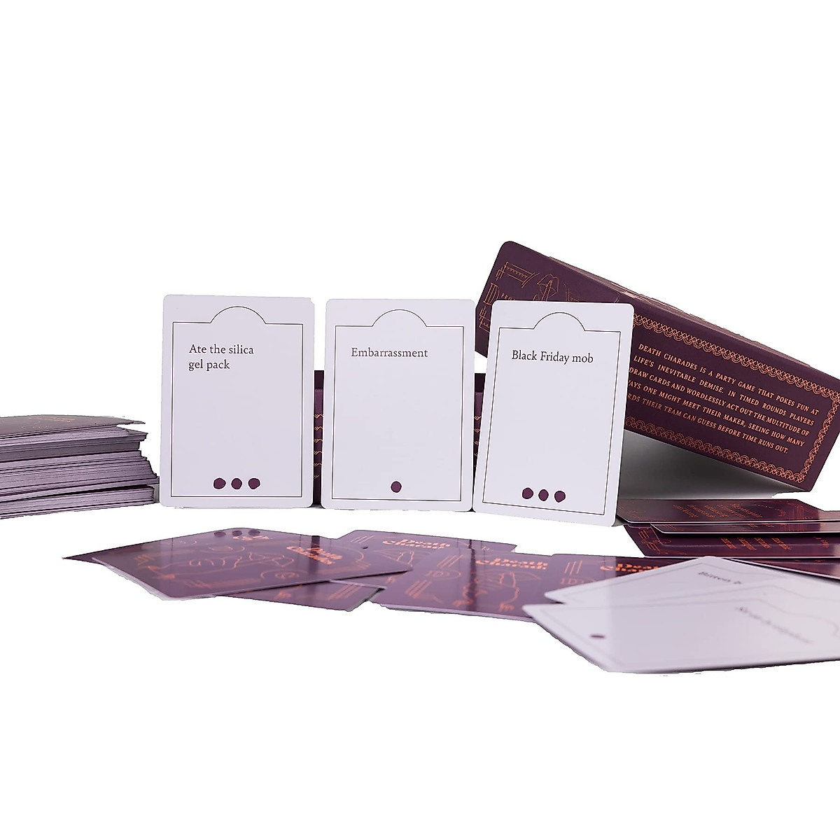 Death Charades: Silly, Fun, Party Card Game, Teams Have 45 Second Rounds to Guess The Charade, Endless Rounds or Until The Cards Run Out, 2 to 20 Players, for Ages 13 and up