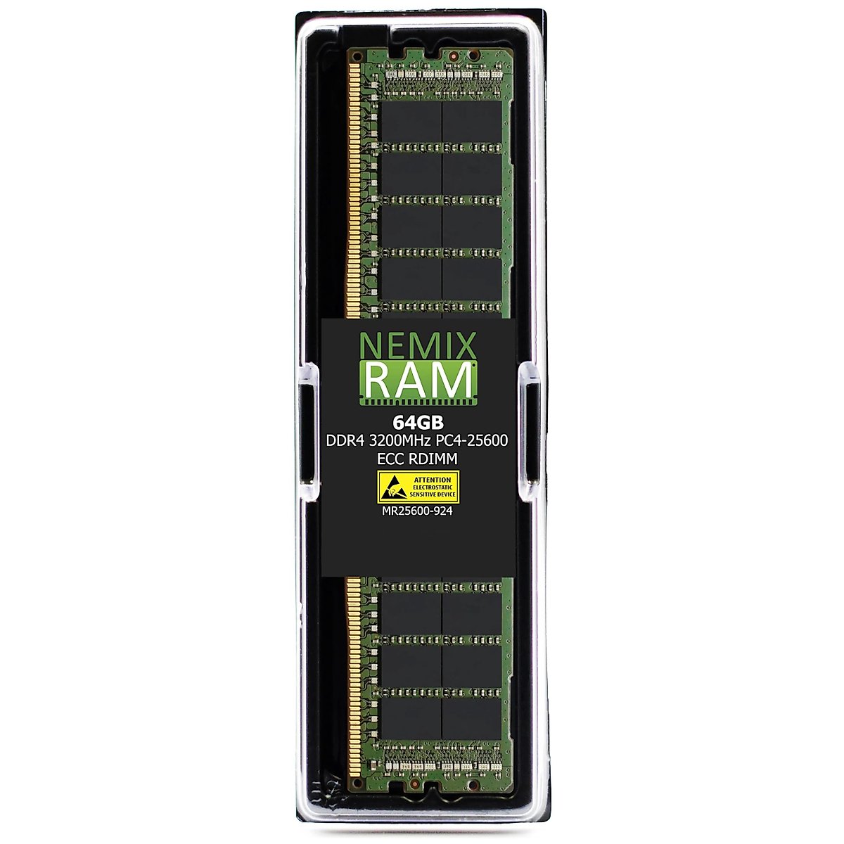 NEMIX RAM 64GB (1X64GB) DDR4 3200MHZ PC4-25600 2Rx4 1.2V CL22 288-PIN ECC RDIMM Compatible with Dell PowerEdge R6515 SNPP2MYXC/64G AA783423 Registered Server Memory