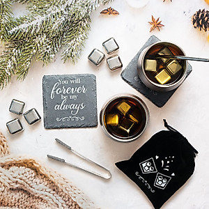 Gift for Her Anniversary Best Birthday Gifts for Girlfriend, Wine Tumbler Gift Set Wood Anniversary 5 Year Gift for Her Romantic, 1st Anniversary for Her 'To My Gorgeous Girl' Engraved Wooden Gift Set