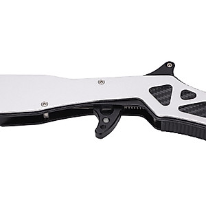 Professional Fish Holder , Fish Lip Gripper , Fish Holder Control Accessories Portable Lightweight Aluminium Alloy Loading Capacity Fishing Tool(Silver) , fish gripper fish scale fish lip gripper fish