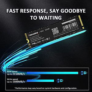 fanxiang S501 512GB NVMe SSD 3D NAND1.3 PCIe Gen3x4 M.2 2280 Internal Solid State Drive (Read/Write Speed up to 2,150/1,600 MB/s) Compatible with Laptop & PC Desktop