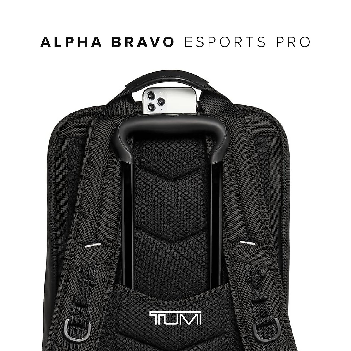 TUMI Men's Esports Pro 17 Backpack, Black, One Size