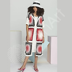 Yarn Art YarnArt Flowers Yarn 55% Cotton 45% Acrylic 250gr 1094yds Multicolor Cotton Yarn Rainbow Crochet Yarn Spring Summer - 1 Fine Sport Skein (254)