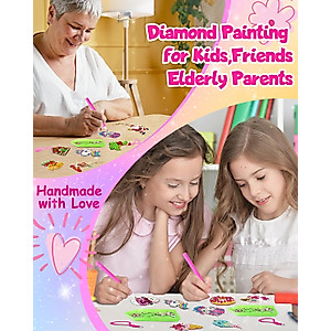 DIY Diamond Painting Keychain Advent Calendar for Girls Ages 4-12, Christmas Craft Gifts