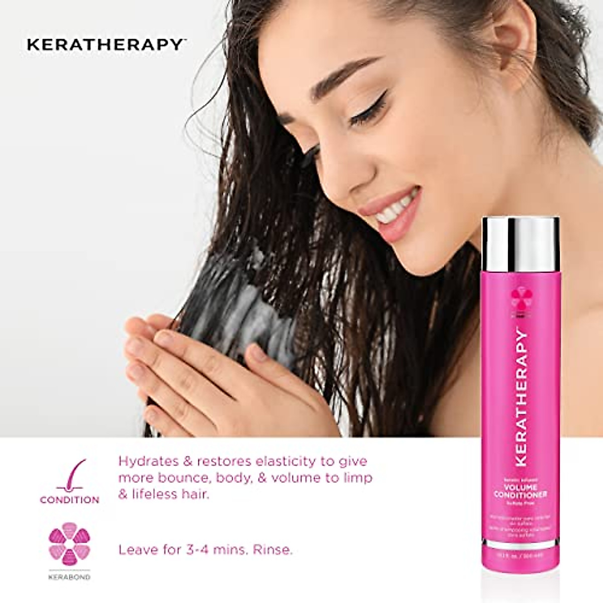 Keratherapy Keratin Infused Volume Root Boost and Volumizer Spray, 8.5 fl. oz., 251 ml - Root Booster for Hair Volume with Kerabond Technology, Hemp Seed Oil, Sea Kelp, & Hydrolyzed Silk