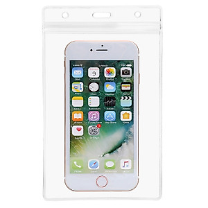 24PCS Transparent Extra Large 6x4" Badge Holders for Passport ID,Cash,Plane Ticket, Receipts,Credit Card, etc