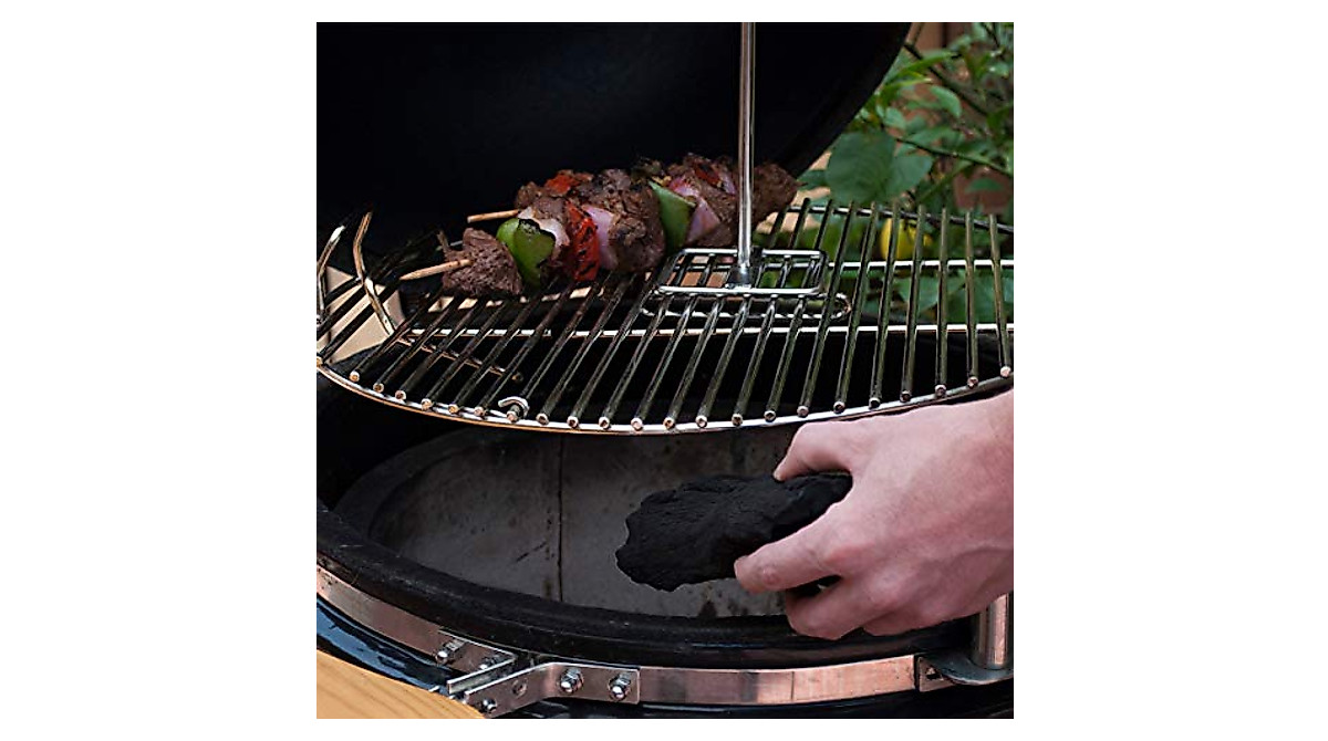 Charcoal Companion CC1089 Heavy Duty Grill Grate Lifter | Safe & Easy ...