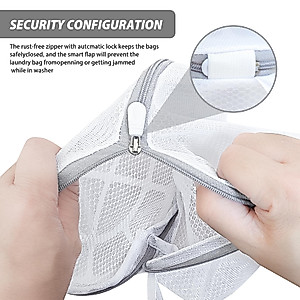 Shoes Washing Bags,Sneaker Mesh Washing Bag,Shoe Cleaning Laundry Bag,Gray Zipper,Large Size,Slipper and So on