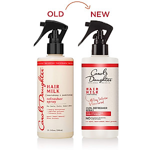 Carol's Daughter Hair Milk Curl Refresher Spray for Coils and Waves, with Agave, Sweet Almond and Wheat Protein, 10 fl oz