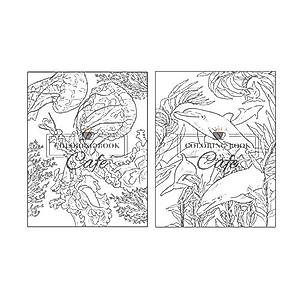 100 Wildlife Scenes: An Adult Coloring Book Featuring 100 Most Beautiful Wildlife Scenes with Animals, Birds and Flowers from Oceans, Jungles, Forests and Savannas