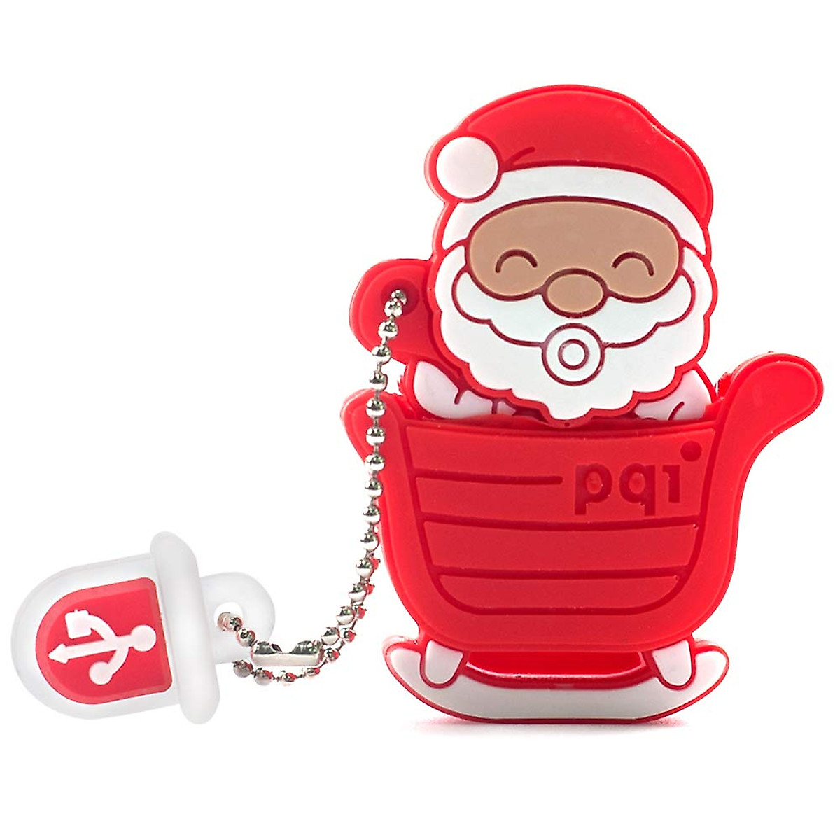 BorlterClamp 32GB USB Flash Drive Cute Christmas Santa Model Memory Stick New Year Gifts for Students and Children