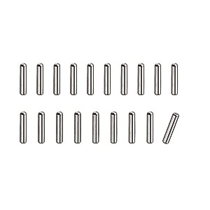 Tool parts 1.2x5mm Dowel Pins - 100pcs Round Head Flat Chamfered End Dowel Pin