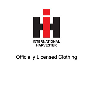 International Harvester Trucker Cap, IH Heathered Grey with Logo Patch. Mesh Back, Snapback, Officially Licensed, Grey/Black One Size-X-Large