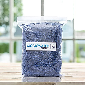 MagicWater Supply Crinkle Cut Paper Shred Filler (1/2 LB) for Gift Wrapping & Basket Filling - Navy Blue