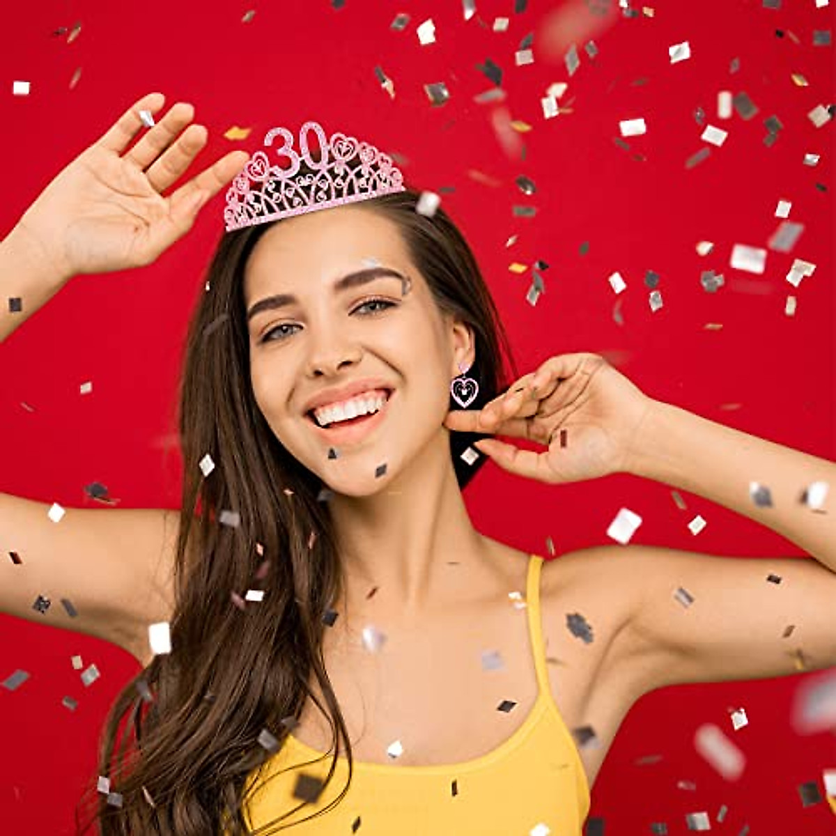 30th Birthday,30th Birthday Tiara and Sash,30 and Fabulous Sash,30th Bday Crown for Women,Gift for 30 Year Old Woman,30th Birthday Party Supplies,30th Birthday Decorations for Women,30th Bday Favor