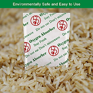 MakMeFre 2000cc(30Packets) Oxygen Absorbers for Food Storage, Food Grade Oxygen Absorbers Packets for Food