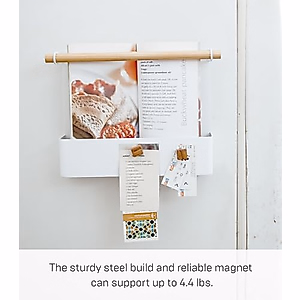 YAMAZAKI home Book Rack, White