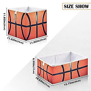 Basketball Storage Basket Storage Bin Rectangular Collapsible Laundry Baskets Large Toy Chest Organizer for Office Bedroom ClothesToys