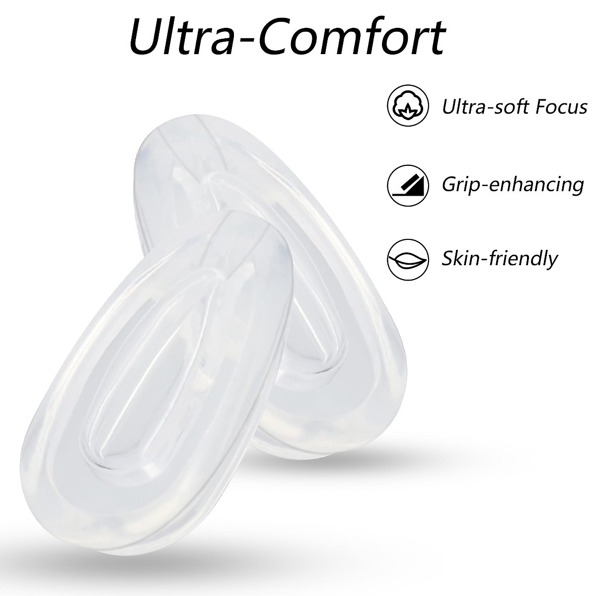 DROGO 3 Pairs Soft Silicone Replacement Nose Pads Nose Piece for Oakley Holbrook Metal OO4123/Feedback OO4079/Gauge 6/M/L/Blender/Tincan OO4082/Tinfoil OO4083 Sunglasses, Anti-Slip, Skin-Friendly