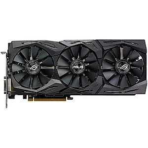 ASUS ROG-STRIX-RX580-O8G-GAMINGOC Edition GDDR5 DP HDMI DVI VR Ready AMD Graphics Card