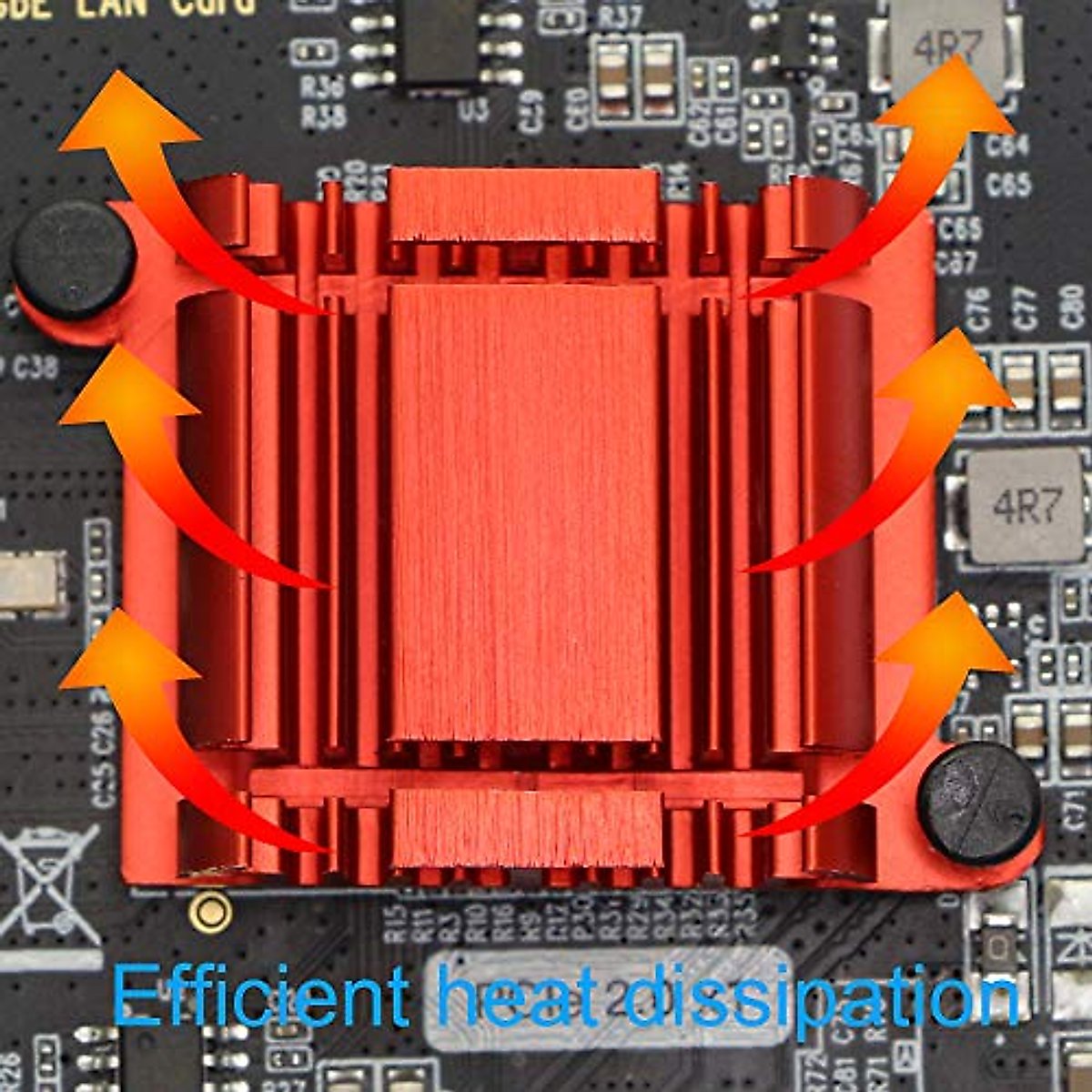 Dual Port Gigabit Ethernet Converged PCI-E x1 Card,2X RJ45 Gigabit Network Interface Controller Adapter,with 82575EB Chipset for Desktops,Work Stations,Servers, with Low Profile Bracket.