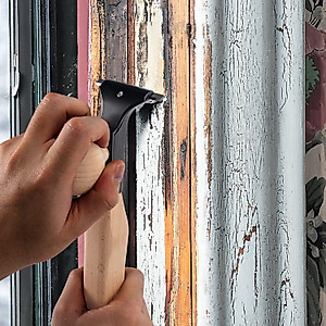 Premium Ergonomic Scraper – 2.5-inch YG10 Carbide Blade – Comfortable Beech Wood Handle – Multi-Surface Use – Professional Quality Tool for Paint, Varnish, Glue & Rust Removal