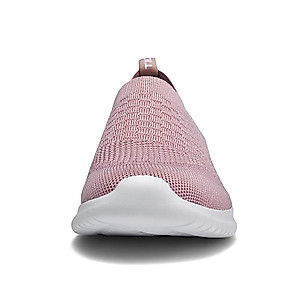 TIOSEBON Women's Walking Shoes Lightweight Breathable Yoga Travel Sneakers 6 US Mauve