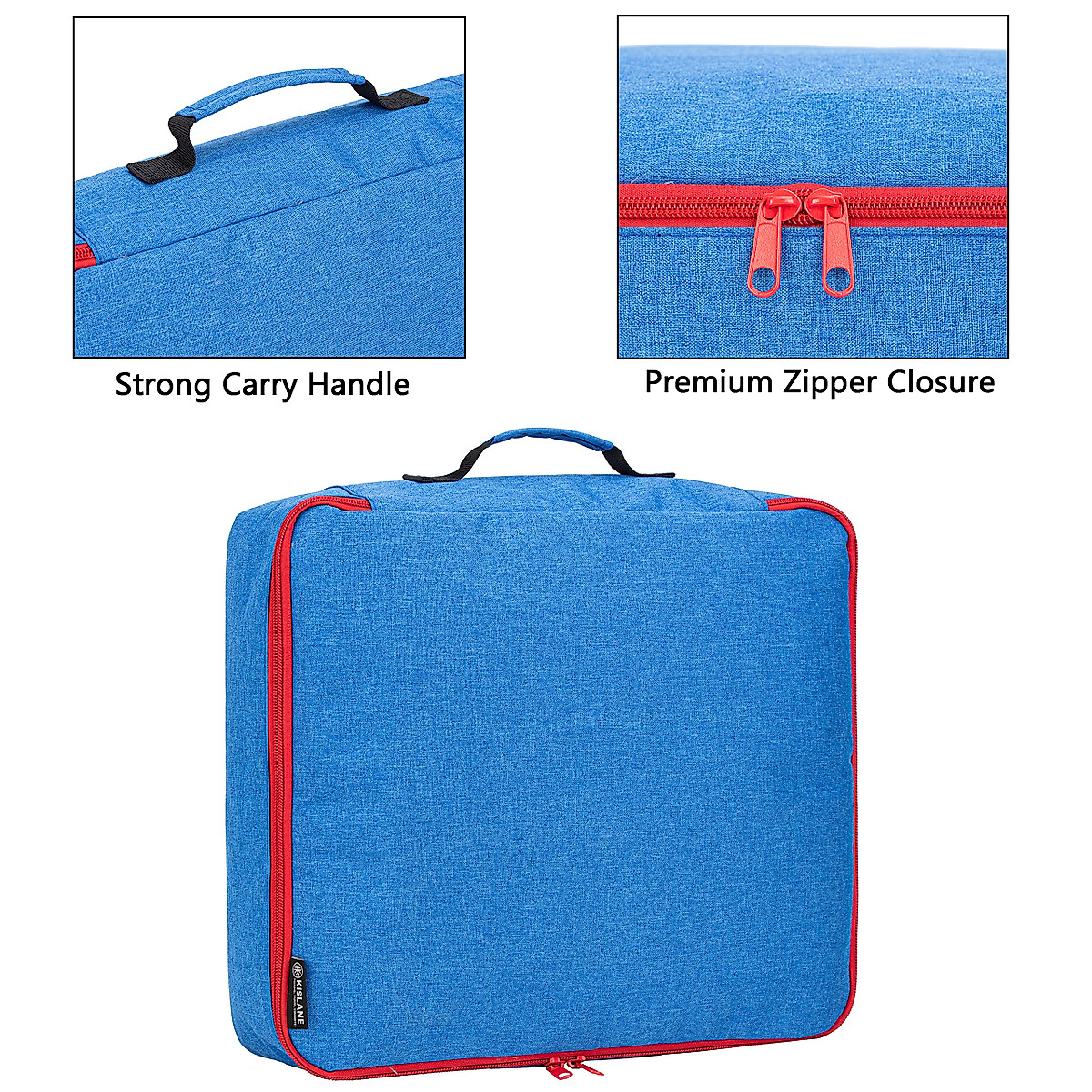 KISLANE Toy Cars Storage Compatible with Monster Jam Remote Control Truck, Carrying Case Fits for 1:24 Scale Monster Jam Truck for Kids, Bag Only (Blue)