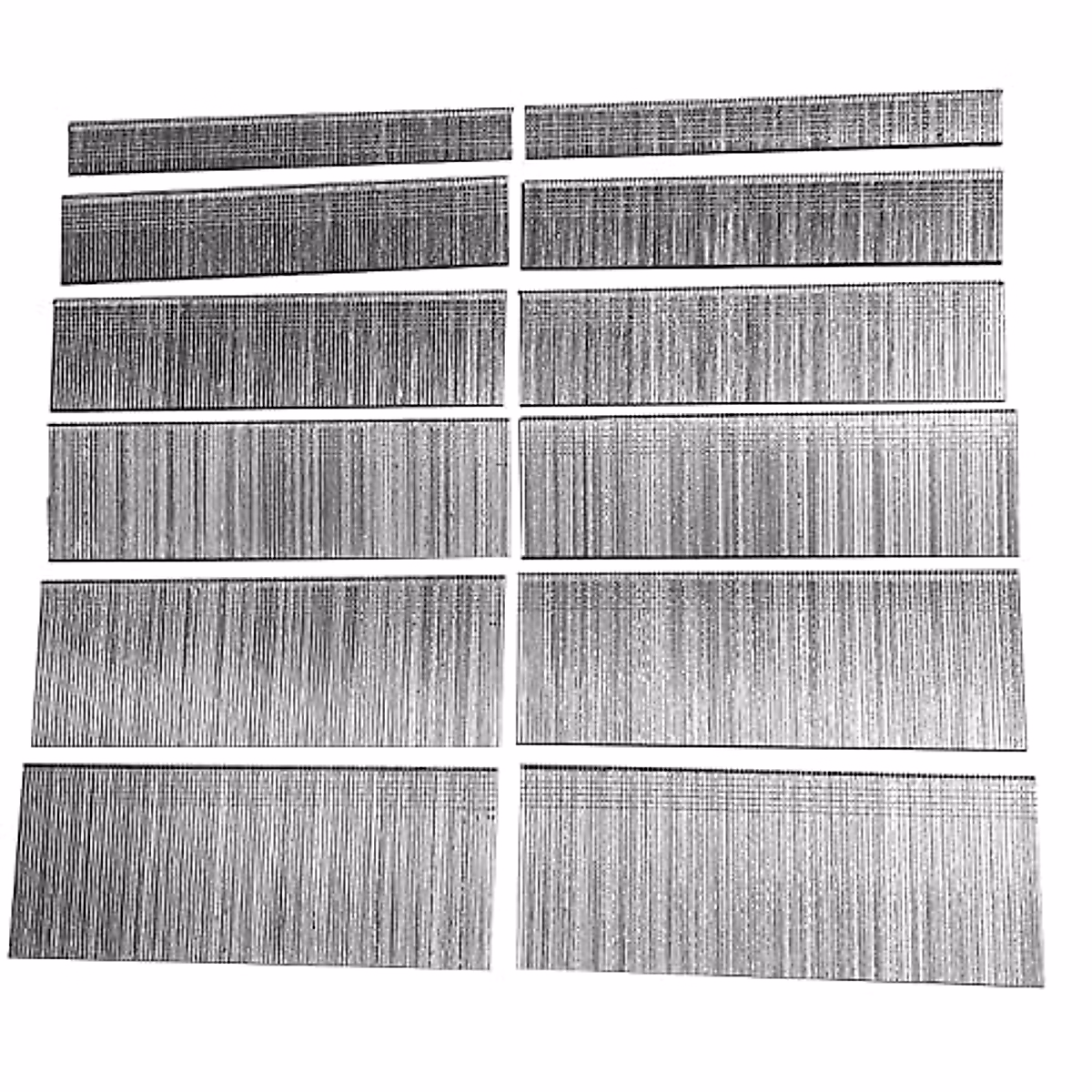 Steel Force FMX200 18 Gauge Brads Mixed 5/8",1",1-1/4",1-1/2",1-3/4",2", 200-Count each size, 1,200-Pack