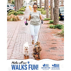 lesotc Dog Water Bottle, Portable Dog Water Dispenser, Leak Proof Dog Travel Water Bottle, Squeeze Pet Water Bottle for Walking On The Go, Dog Hiking Accessories for Outdoor Walking, Hiking, Travel