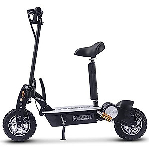 MotoTec 2000w 48v Adult Electric Scooter with Quick Release Seat, Foldable Locking Frame, Top Speed 30mph,Citycoco Scooter with Large 11 in Off-Road Tires, Economy Mode.