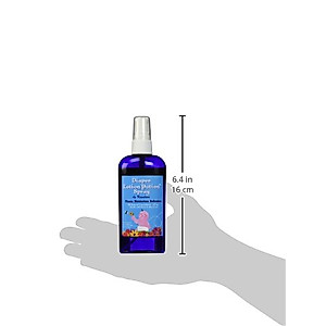 MoonDance Soaps Diaper Lotion Potion Cleansing Spray, 4 Oz Tea Tree & Lavender, Natural No-Rinse Cleanser and Moisturizer for Baby's Bottom