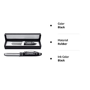 Philippians 4:13 Christian Gift Pen with Engraved Inspirational Bible Verse -"I Can Do All Things Through Christ Who Gives Me Strength" - Religious 3-in-1 Scripture Jesus Pen with LED Light and Stylus