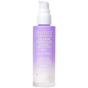 Pacifica Beauty, Vegan Ceramide Barrier Repair Face Lotion, Hydrating, Lightweight Moisturizer, For Dry Skin, Dermatologist Tested, Safe for Sensitive Skin, Fragrance Free, 100% Vegan + Cruelty Free