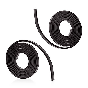 Shower Door Magnetic Strip, Flexible Magnetic Strip Shower Insert Replacement for Framed Semi Framed Swinging Glass Shower Door (2 Rolls,63 - Inch Per Roll)