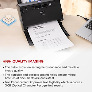 Canon 0651C002 ImageFORMULA DR-C240 Office Document Scanner