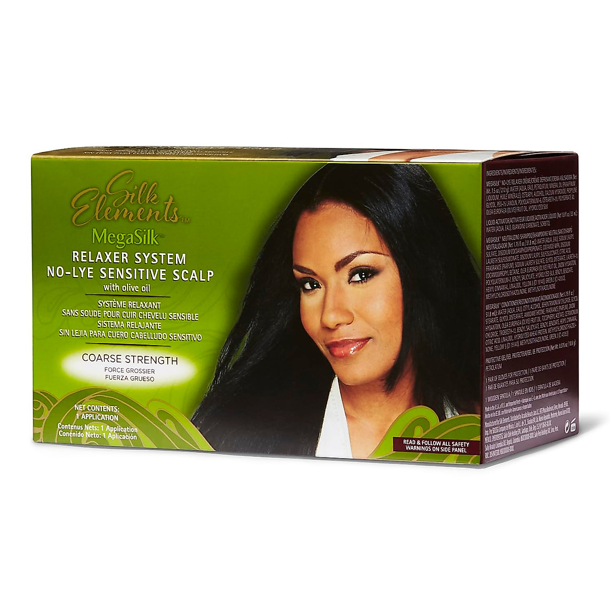 Silk Elements Olive Oil NoLye Course Hair Relaxer