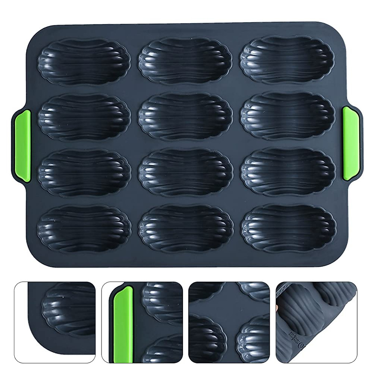 Silicone Bread Forms Non Stick Bakery Trays Eclair Pan Non Stick Mold Loaf Tin Bread Toast Mould Toast Brownie Mold Baking Tools Kitchen Dining Bar Supplies